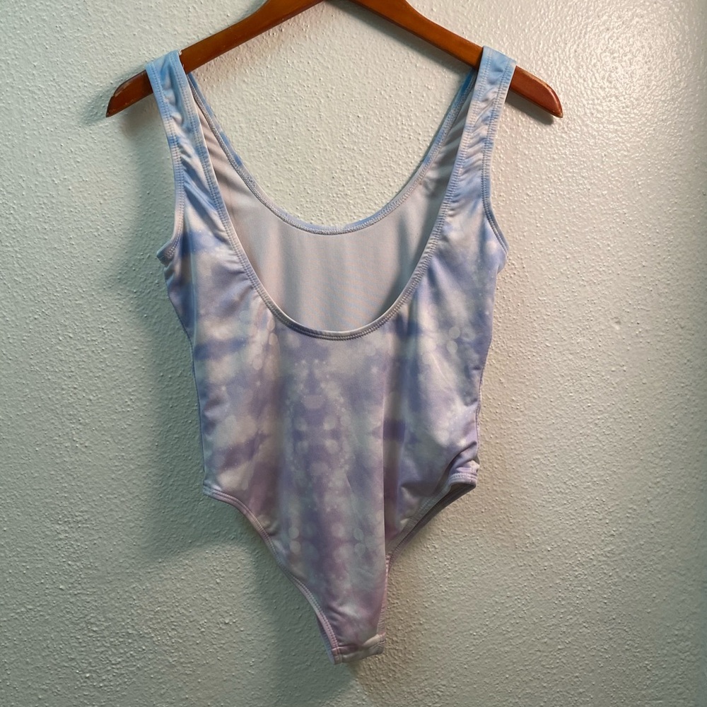 Sailor Moon White Lavender Bathing Suit Size M - Gem
